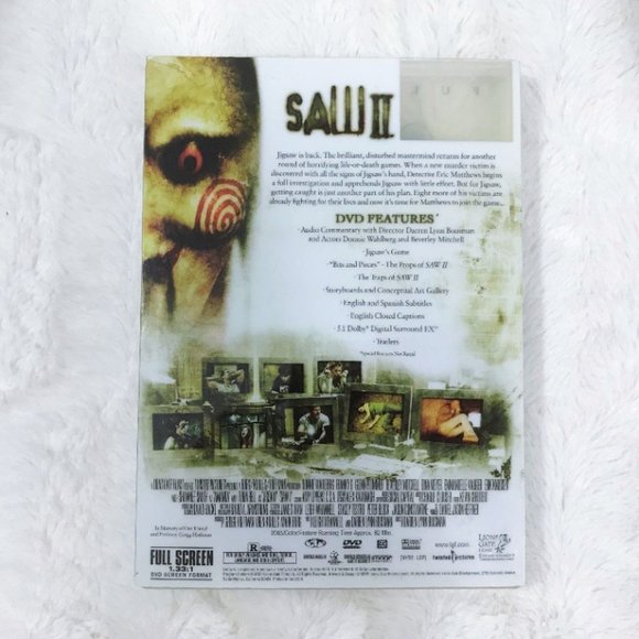 Media | 525 Saw Ii Dvd Horror Movie | Poshmark